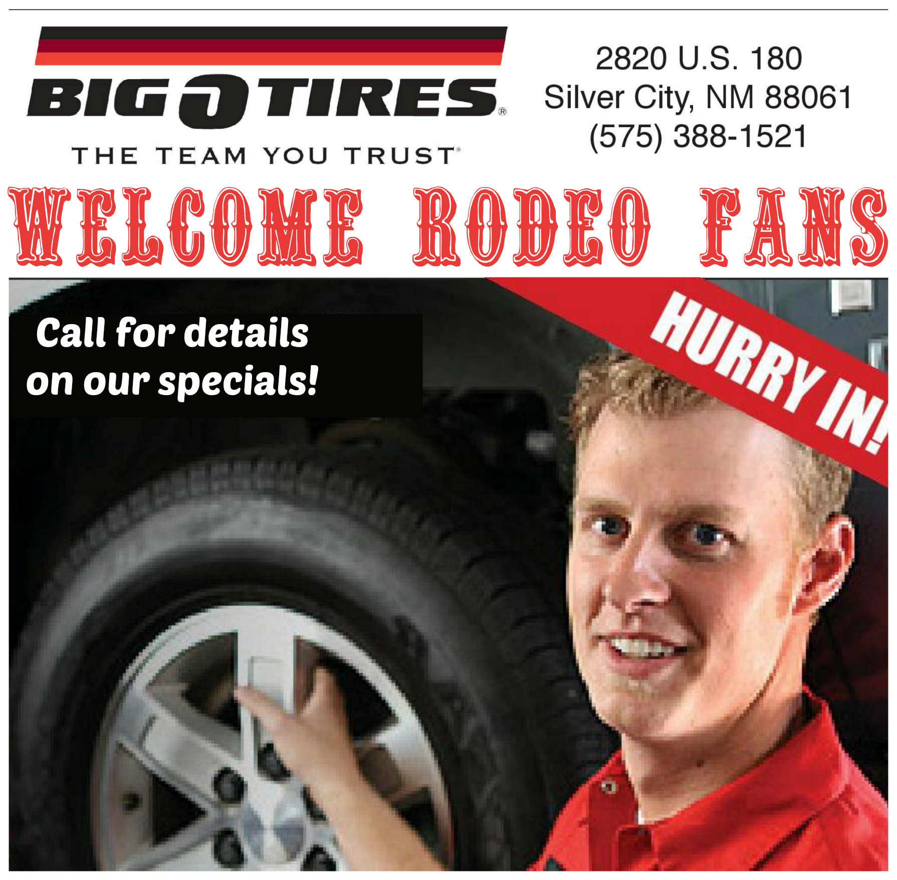 Big O Tire of Silver City – Wild Wild West Rodeo